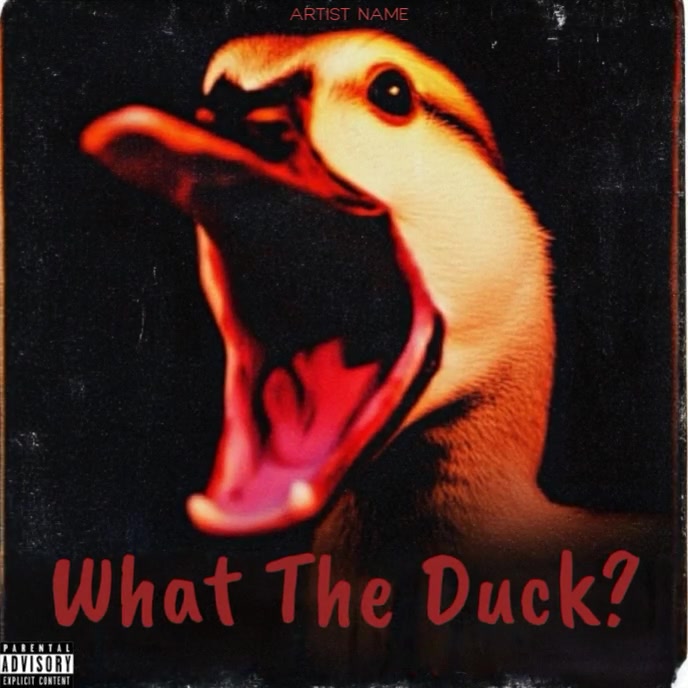 Professional Duck Barking. Rap. Hip Hop. Mixtape. Album Cover. 21savage ...