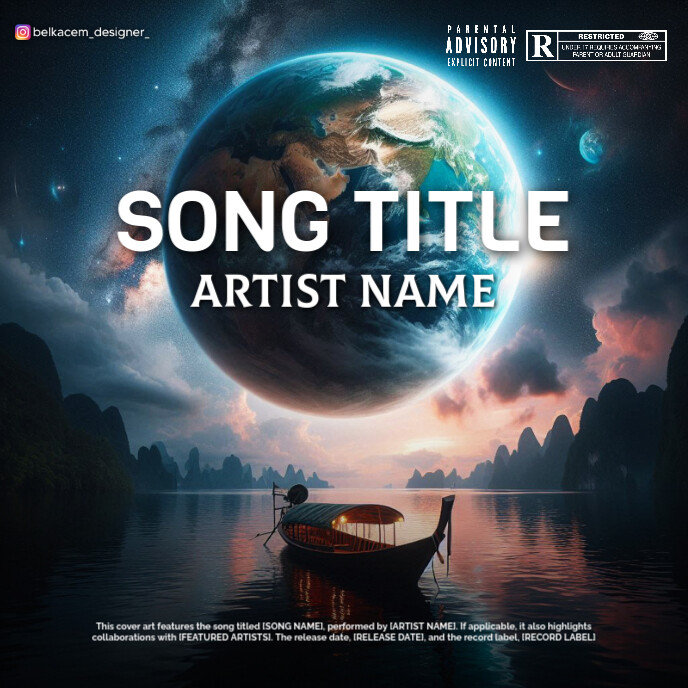 Professional Earth Album Cover Template | PosterMyWall