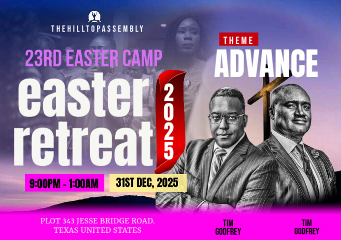 Professional Easter A5 Template | PosterMyWall