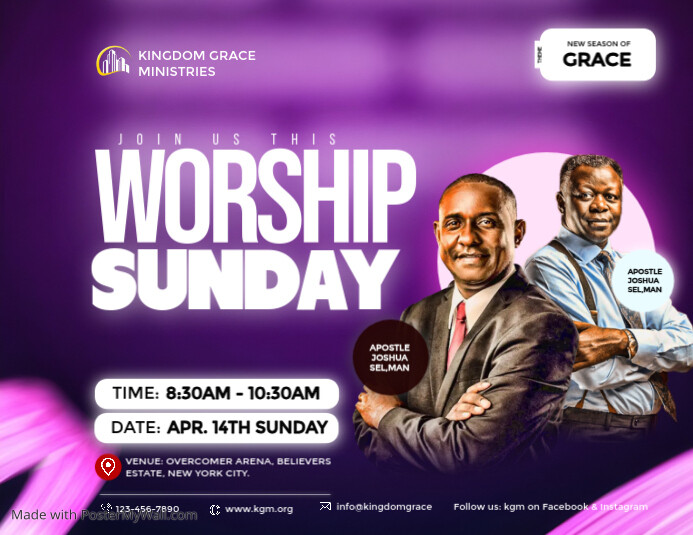 Copy of Professional Easter Bible Study, Easter Church, Revival Prayer Worship And Praise ...