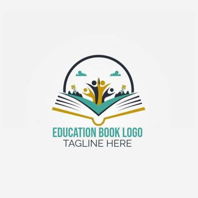 Professional Education Book Logo Design Logo Template | PosterMyWall