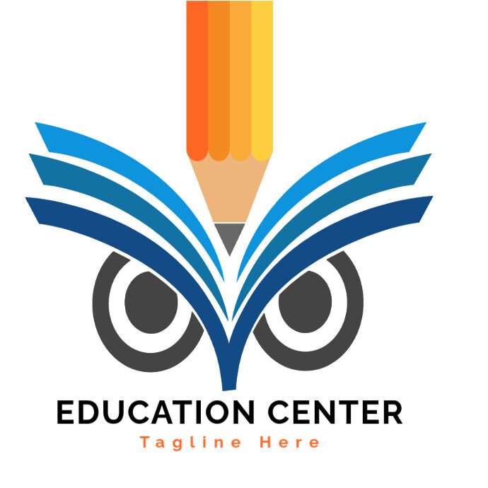 Professional Education Logo Design With Combination Of Owl Eye Book And ...