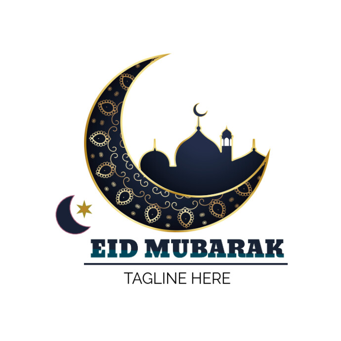 Copy of Professional Eid Mubarak Logo Logo | PosterMyWall