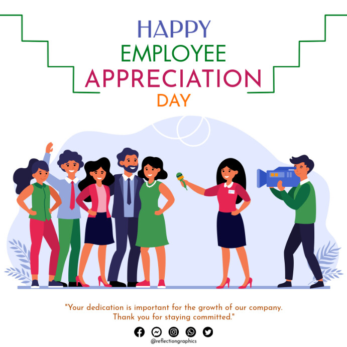 Professional Employee Appreciation Day Instagram Post Template ...