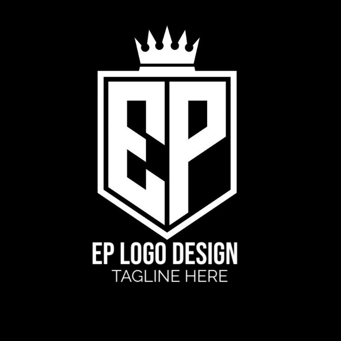 Professional Ep Letter Crown Logo Design Logo Template | PosterMyWall