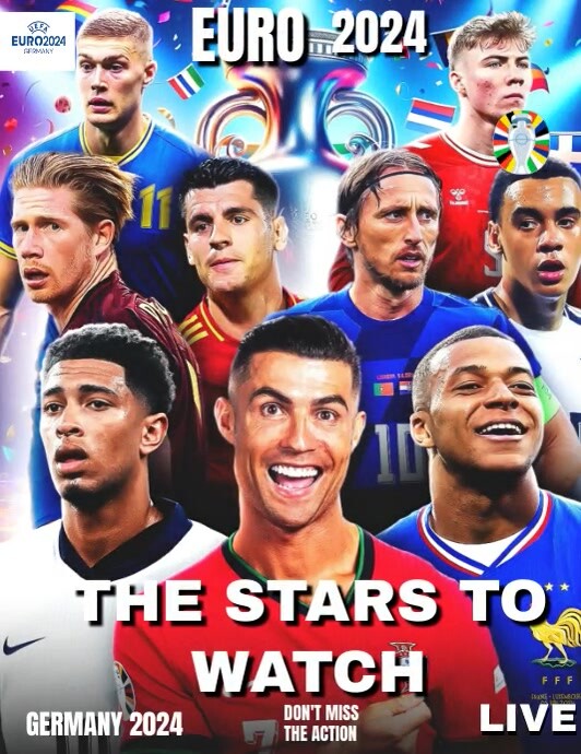 Professional Euro 2024 Templates Flyer (us L | PosterMyWall