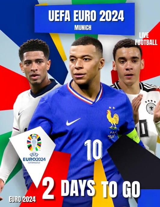 Professional Euro 2024 Templates Flyer (us L | PosterMyWall