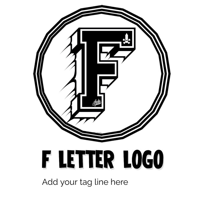 Professional F Logo Logo Template | PosterMyWall