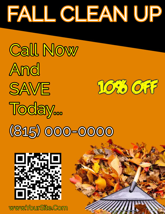 Copy of Professional Fall Clean Flyer (us Letter) | PosterMyWall