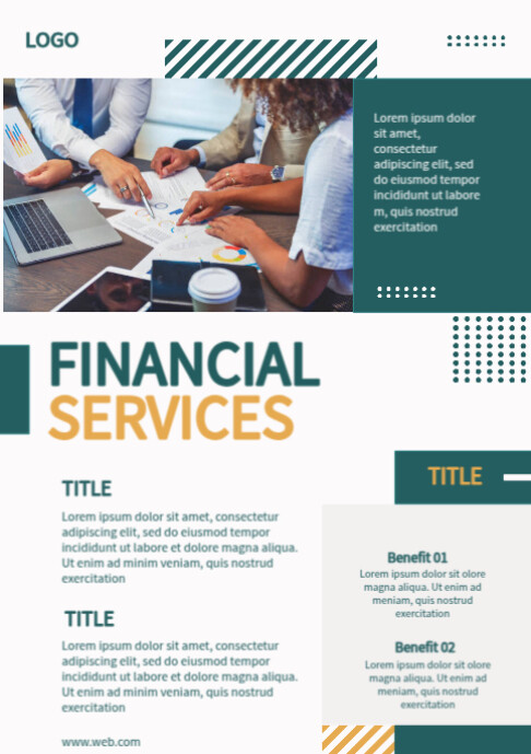 Copy of Professional Financial Services Flyer Template | PosterMyWall