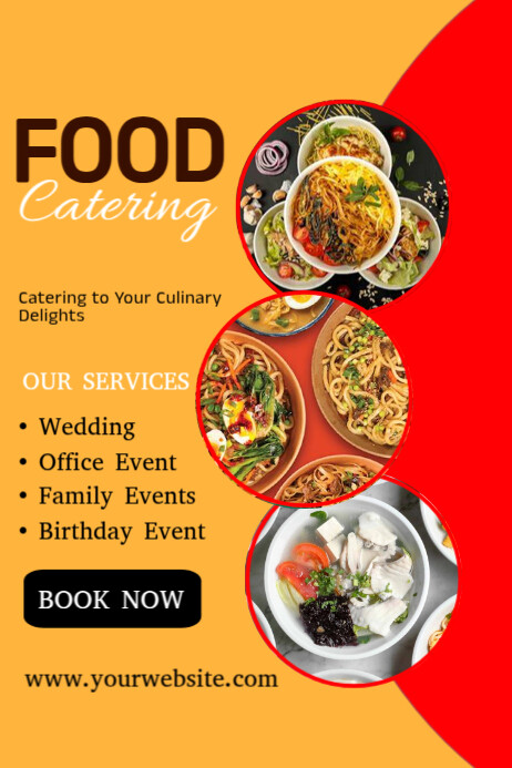 Professional Food Catering Poster Template | PosterMyWall