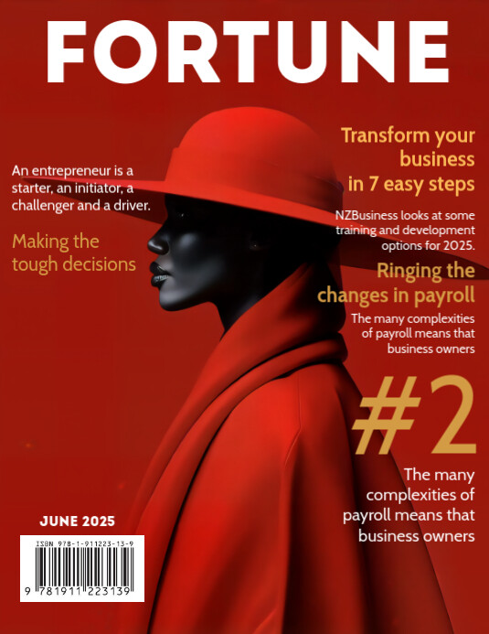 Copy of Professional Fortune Business Magazine Cover Flyer (us Letter ...