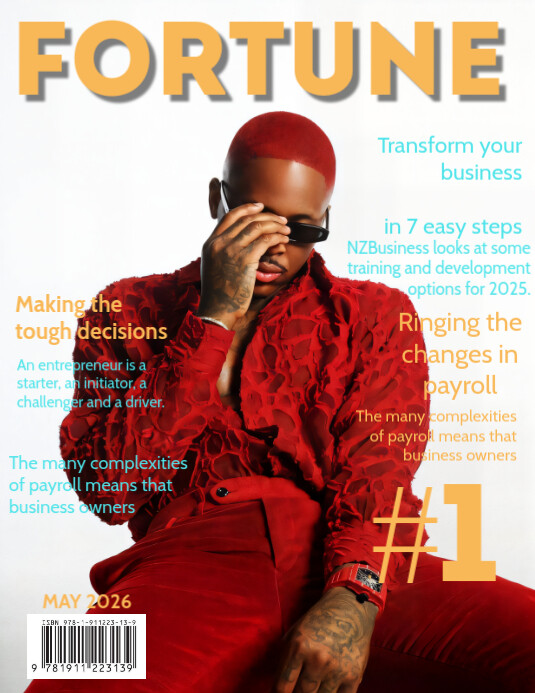 Copy of Professional Fortune Business Magazine Cover Flyer (us Letter ...