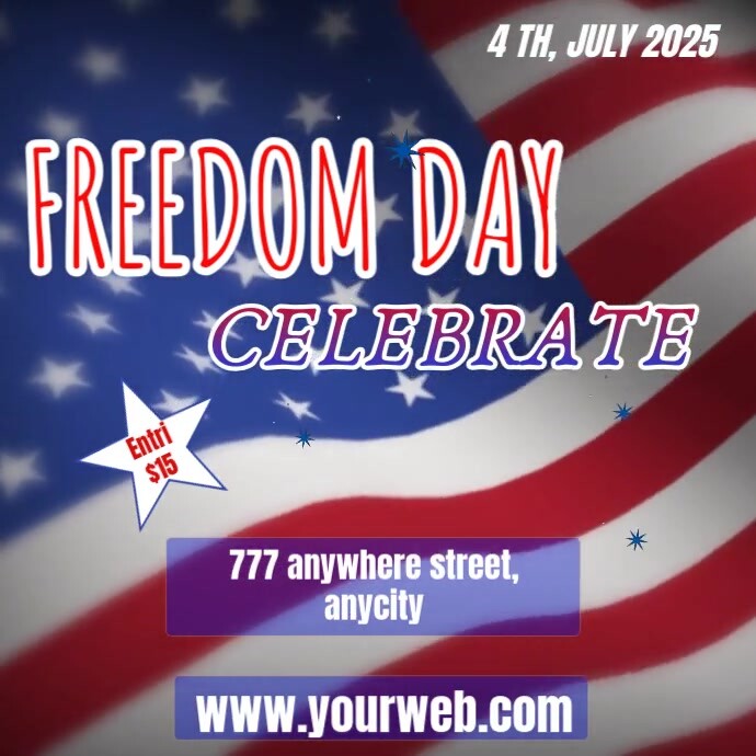 Plantilla de Professional Freedom Day Celebrate Instagram Post ...