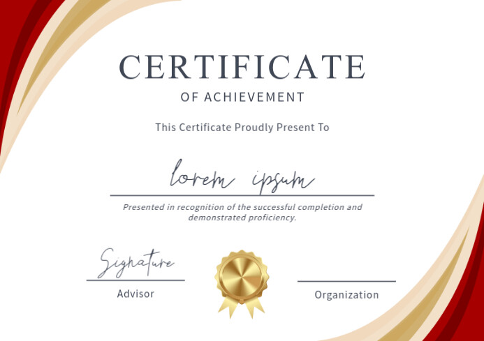 Copy of Professional Fresh Clean Certificate A4 | PosterMyWall
