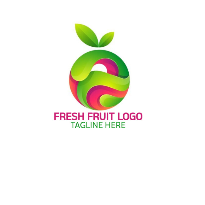 Copy of Professional Fresh Fruit Logo Design Logo | PosterMyWall