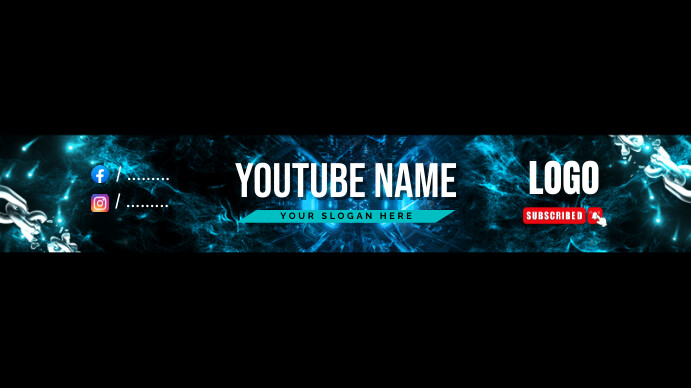 Professional Gamming Youtube Channel Cover Ph Template | PosterMyWall
