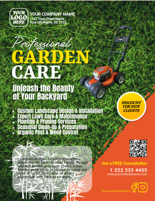Professional Gardening Flyer (us Letter) Template | PosterMyWall