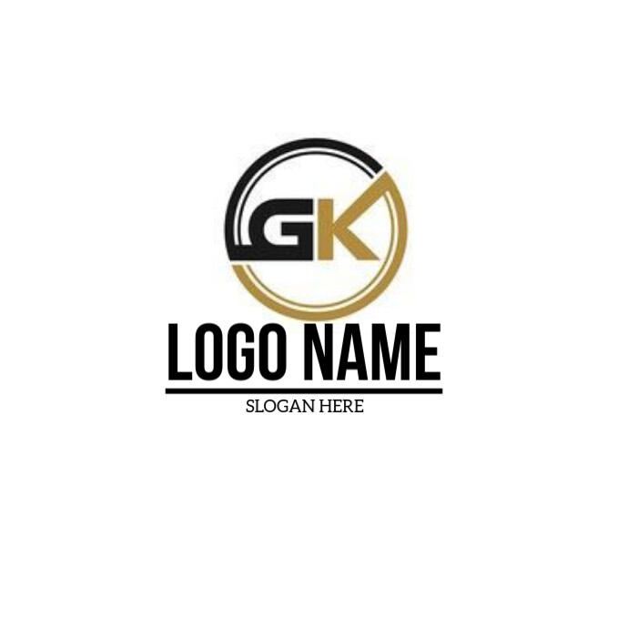 Copy of Professional Gk Letter Logo | PosterMyWall