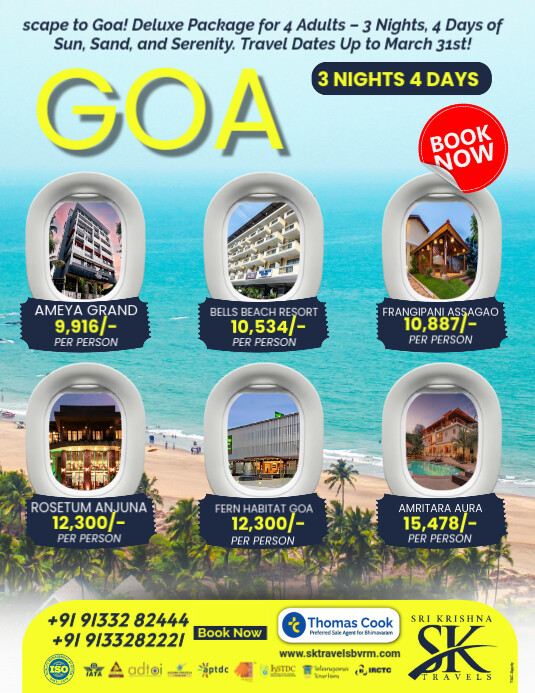 Copy of Professional Goa Travel Flyer (us Letter) | PosterMyWall