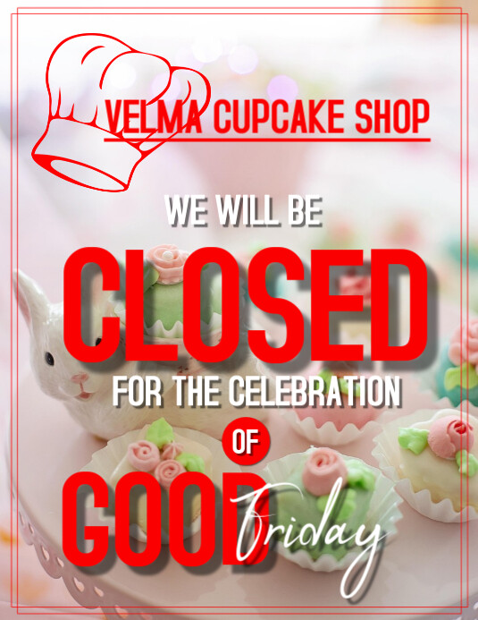Copy of Professional Good Friday Closed Flyer (us Letter) | PosterMyWall