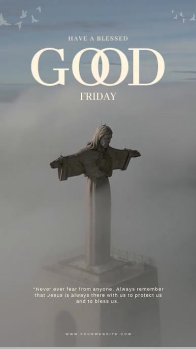 Professional Good Friday Instagram Reel Template | PosterMyWall