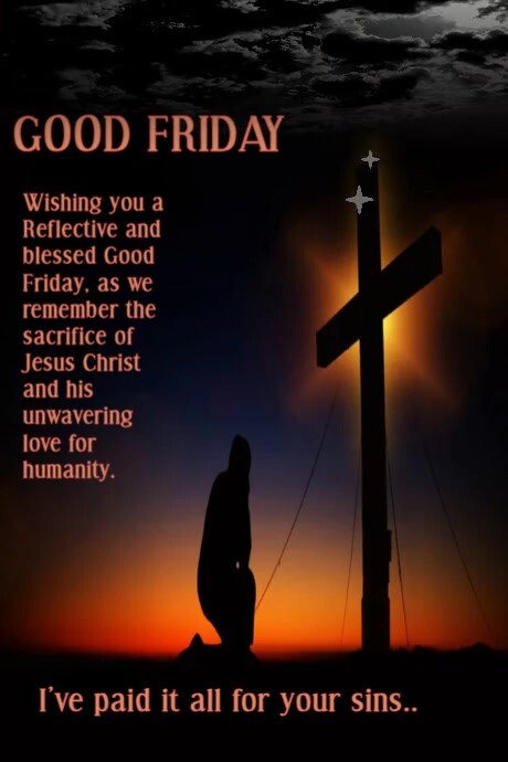 Professional Good Friday Poster Poster Template | PosterMyWall