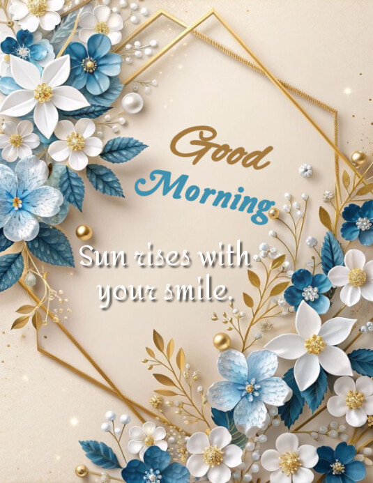 Professional Good Morning Flyer (us Letter) Template | PosterMyWall