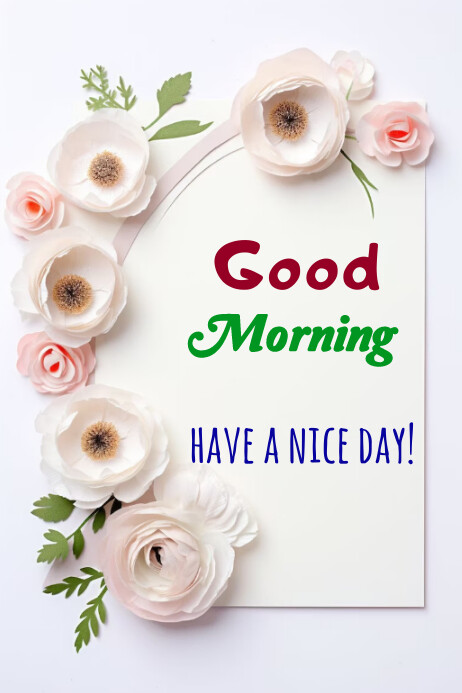 Modèle Professional Good Morning Poster | PosterMyWall