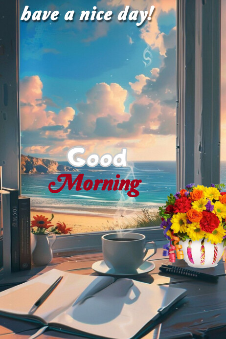 Professional Good Morning Poster Template | PosterMyWall