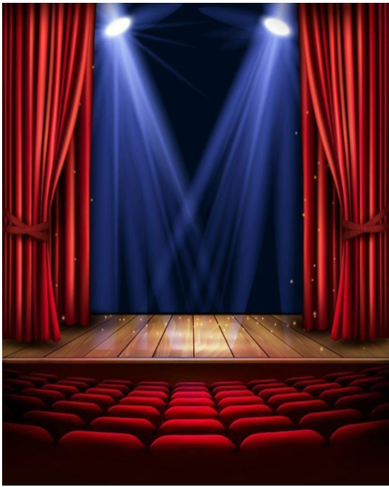 Professional Grand Theatre Stage Background Instagram Portrait Template ...