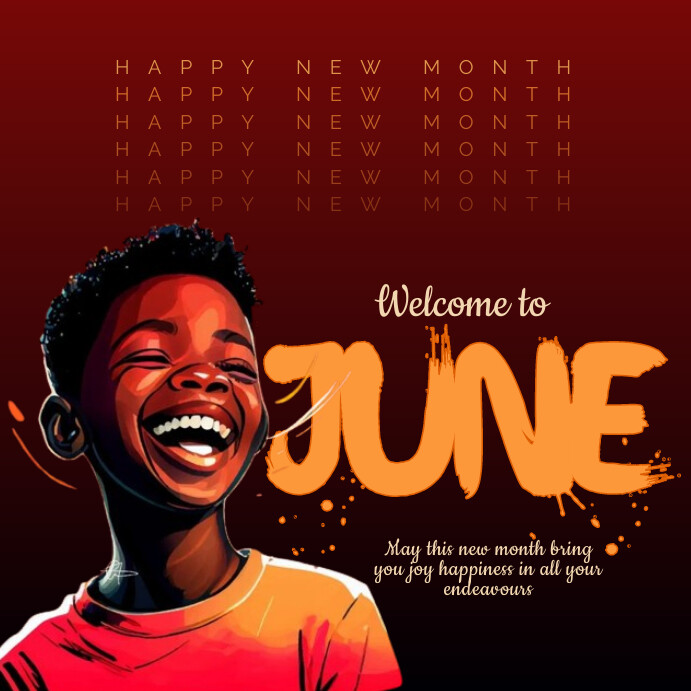 Professional Graphics Design Happy New Month Template | PosterMyWall