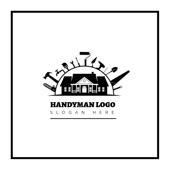 Professional Handyman Logo, Handyman Logo Template, Handyman Logo ...