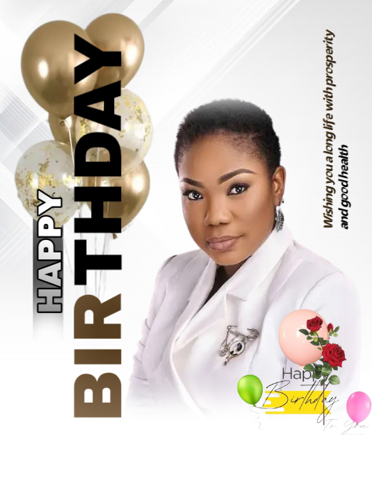 Professional Happy Birthday Flyer (us Letter) Template | PosterMyWall
