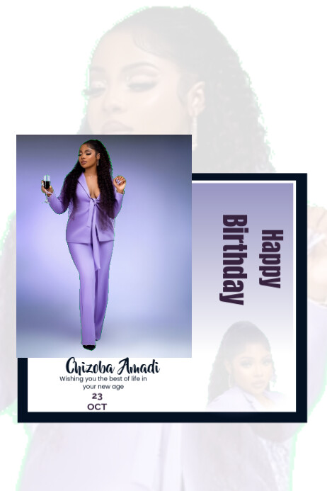 Copy of Professional Happy Birthday Templates Poster | PosterMyWall