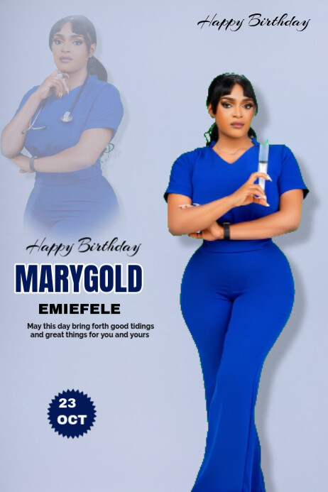Professional Happy Birthday Templates Poster | PosterMyWall