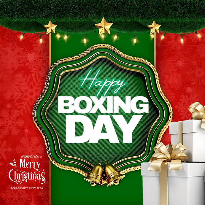 Professional Happy Boxing Day Greeting , Boxing Day Wishes Card ...