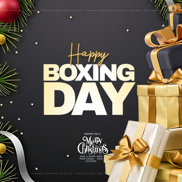 Professional Happy Boxing Day Greeting , Boxing Day Wishes Card ...