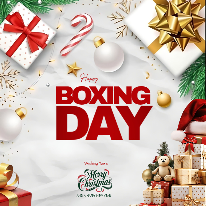 Professional Happy Boxing Day Greeting , Boxing Day Wishes Card ...