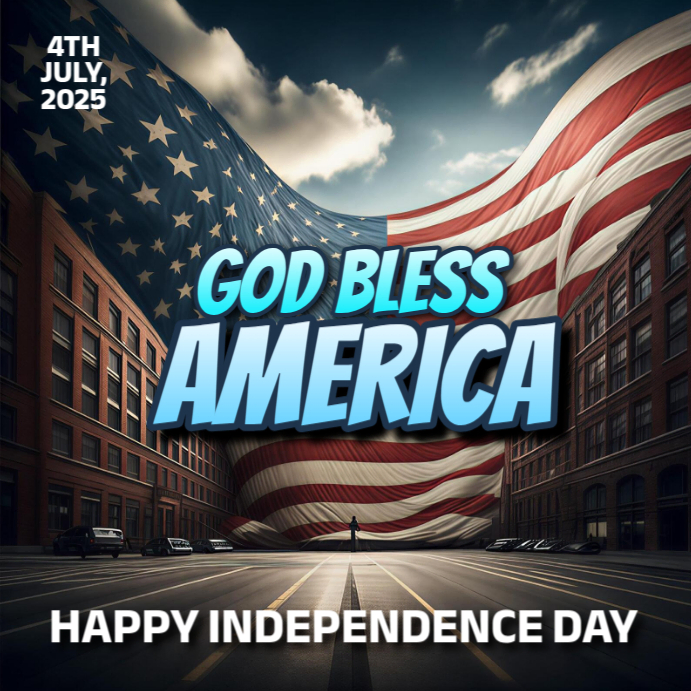 Professional Happy Independence America Instagram Post Modelo ...