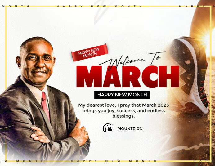 Professional Happy New Month, March Greetings, Hello March, New Month ...