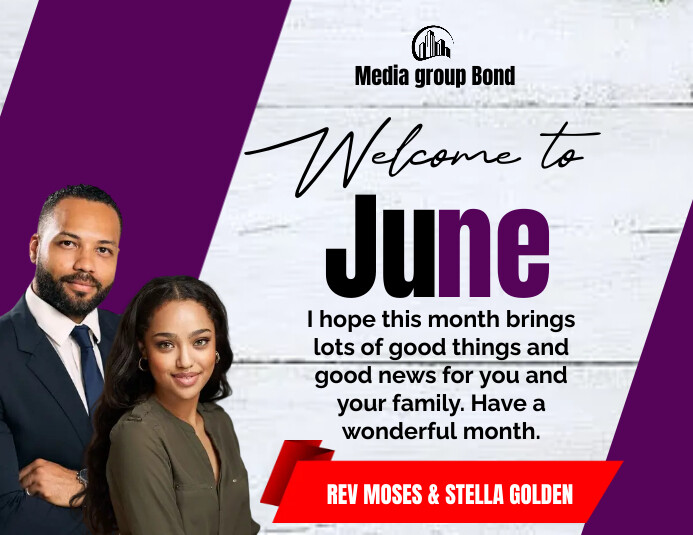 Professional Happy New Month June Flyer (us L Template | PosterMyWall