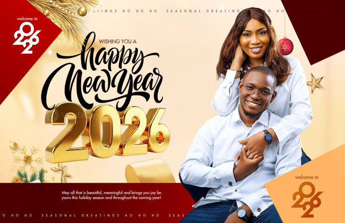 Professional Happy New Year Greeting, New Year Wishes Card, Festive ...