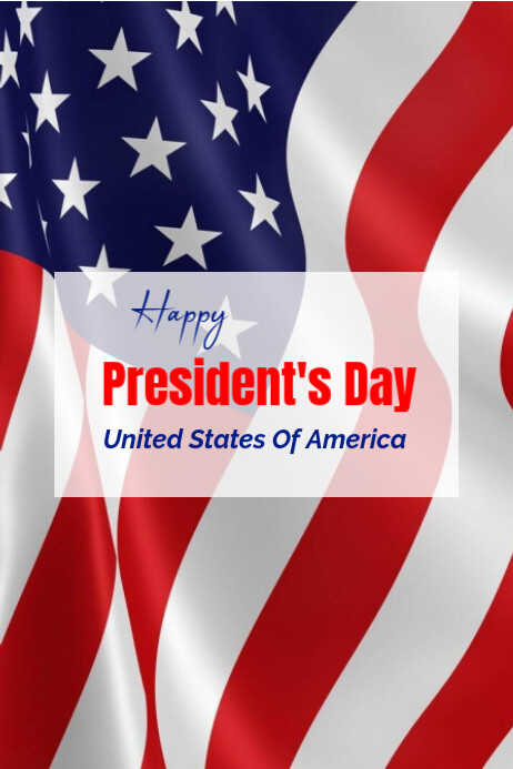 Professional Happy President's Day Poster Template | PosterMyWall
