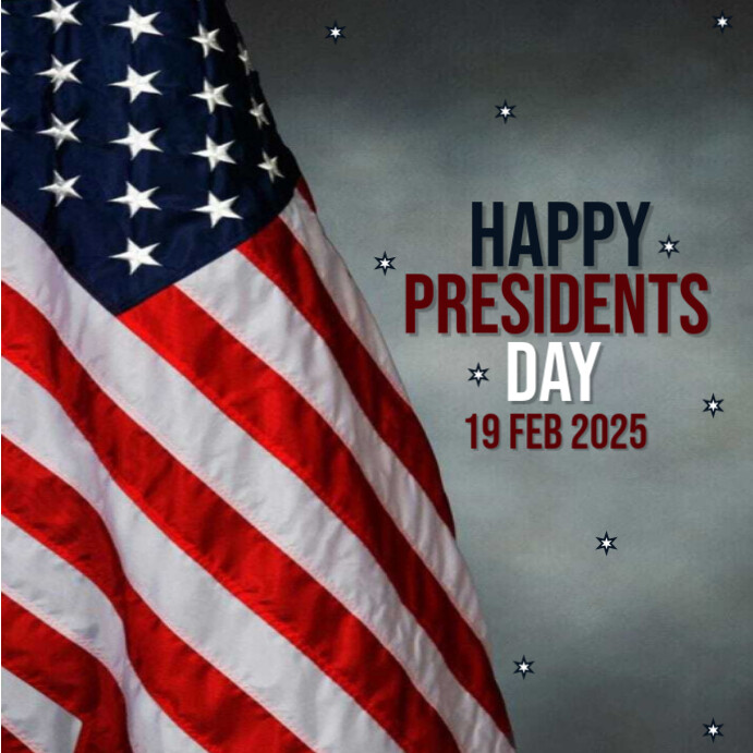 Professional Happy Presidents' Day Instagram Post Template | PosterMyWall