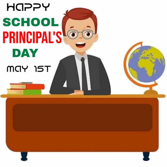 Professional Happy School Principals Day Instagram Post Template ...