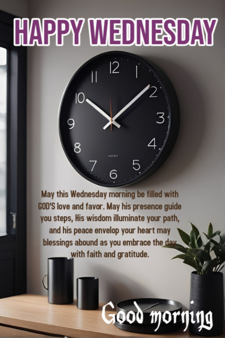 Professional Happy Wednesday Poster Template | PosterMyWall