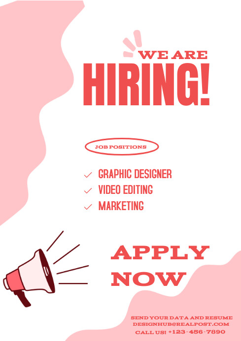 Copy of Professional Hiring Job Flyers New 222331 A2 | PosterMyWall