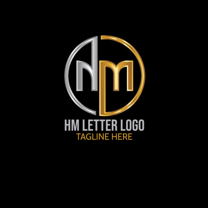 Copy of Professional Hm Letter Logo Design For Your Brand Business Or ...