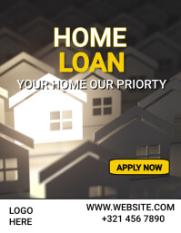 Home loan flyer template | PosterMyWall